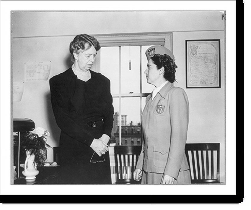 Historic Print, [Eleanor Roosevelt, three-quarters length portrait ...