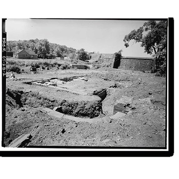Historic Print, Eli Whitney Armory, Forge Building, Mill River, Hamden ...