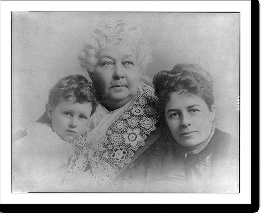 Historic Print, [Elizabeth (Cady) Stanton, 1815-1902, bust portrait ...