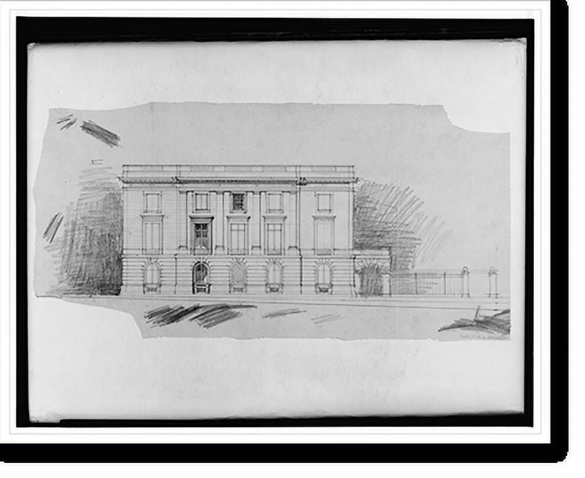 Historic Print, [Embassy (Imperial & Royal Austro-Hungarian Embassy"), 16th Street and W Street ...