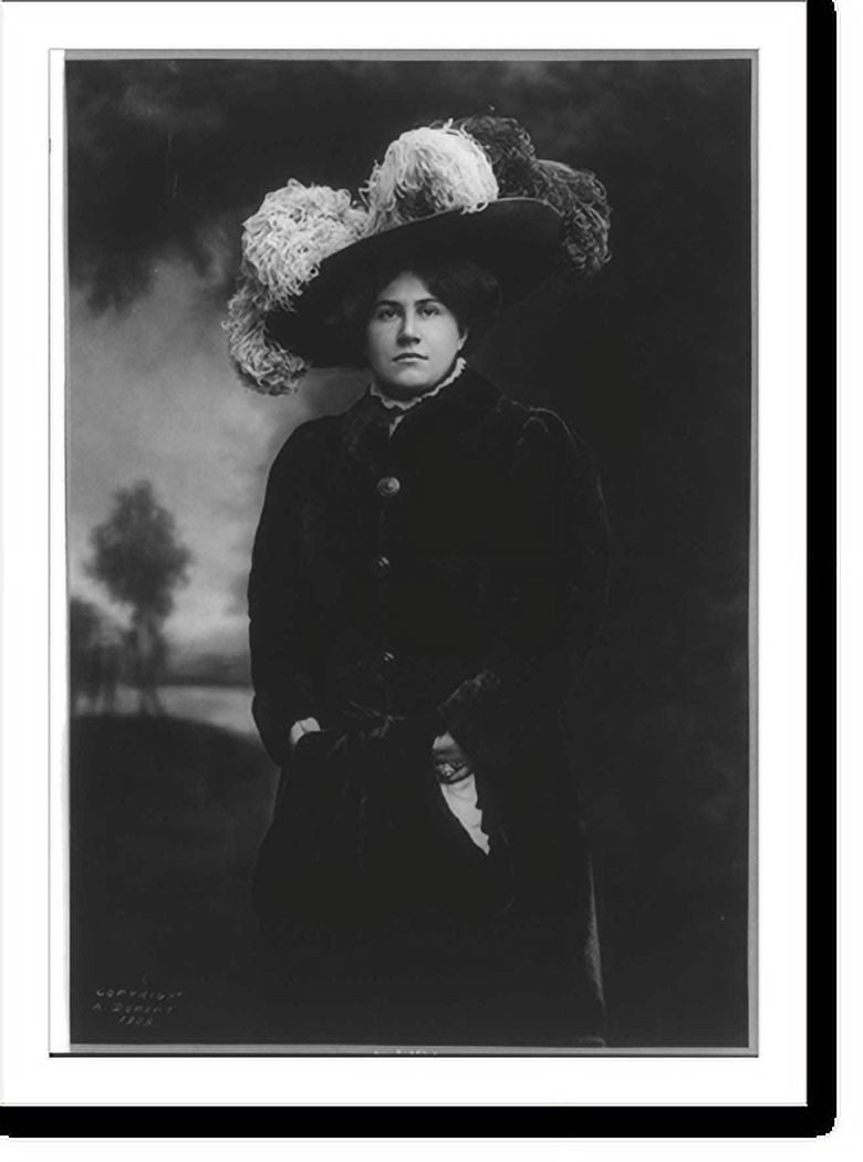 Historic Print, [Emmy Destinn, 1878-1930, three-quarters length ...