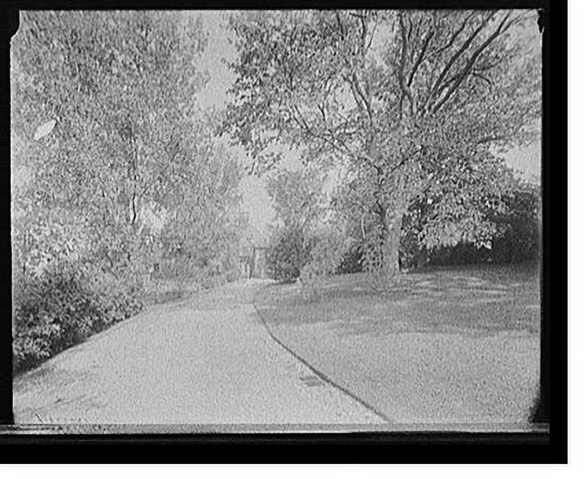 Historic Print, [Entrance to home of the Hon. Joseph Choate ...