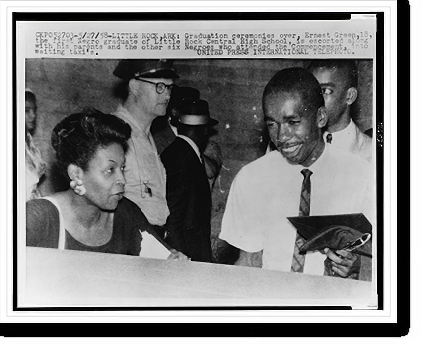 Historic Print, [Ernest Green, the first African American graduate of ...