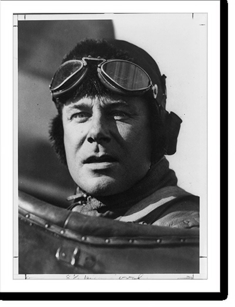 Historic Print, [Ernst Udet, head-and-shoulders portrait, seated in ...