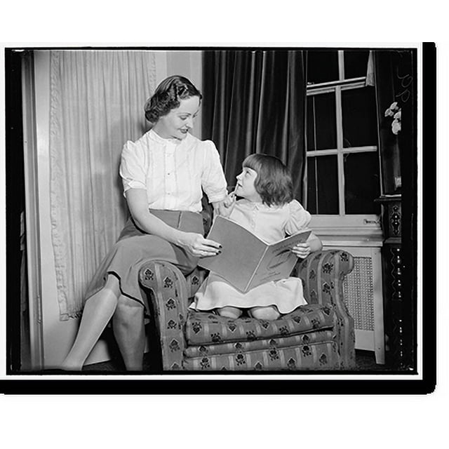 Historic Print, Estella Marie Zanni, daughter of the Military and Air ...