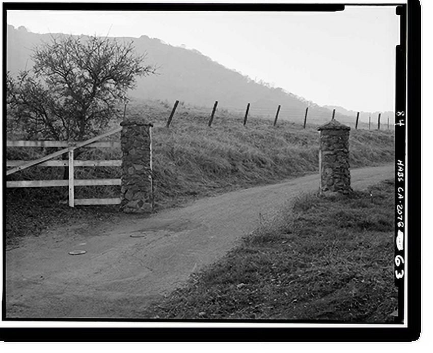 Historic Print, Eugene O'Neill House, Kuss Road, Danville vicinity ...