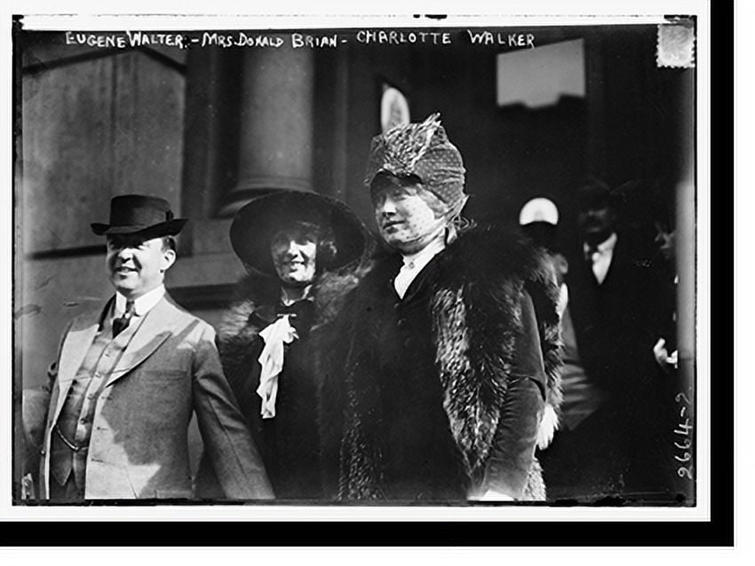 Historic Print, Eugene Walter, Mrs. Donald Brian, and Charlotte Walker ...