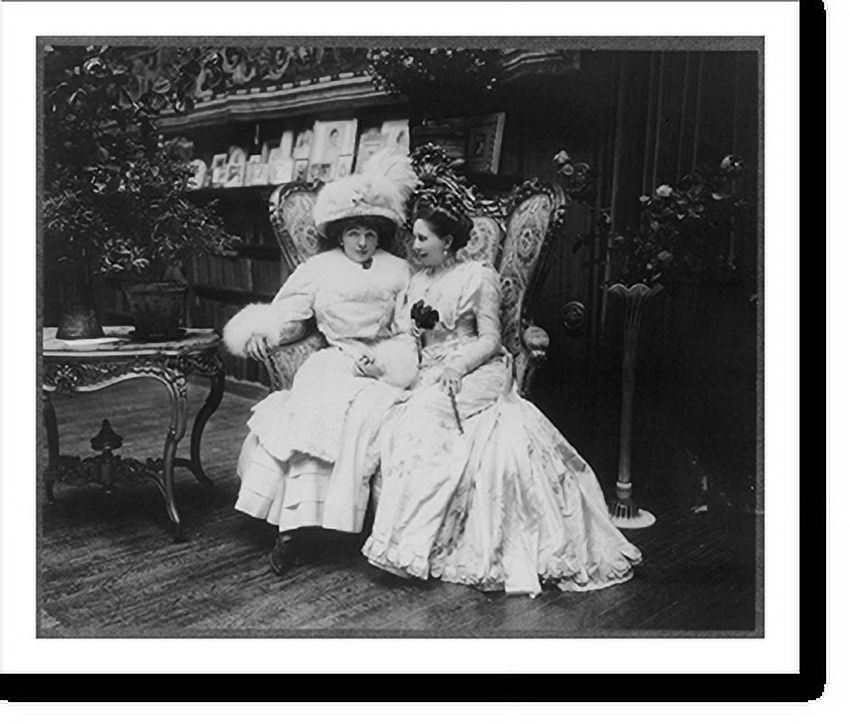Historic Print, Evalyn McLean and mother-in-law Emily (Beale) McLean ...