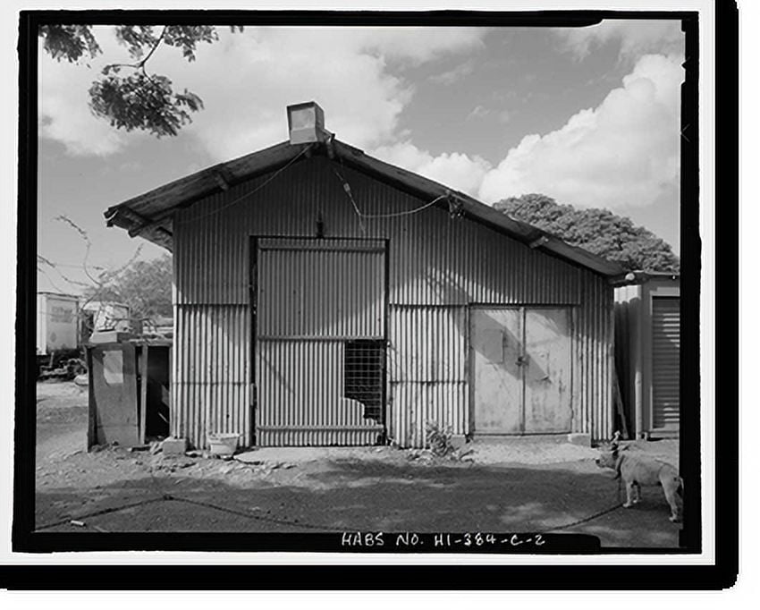 Historic Print, Ewa Plantation Company Industrial Center, Building ...