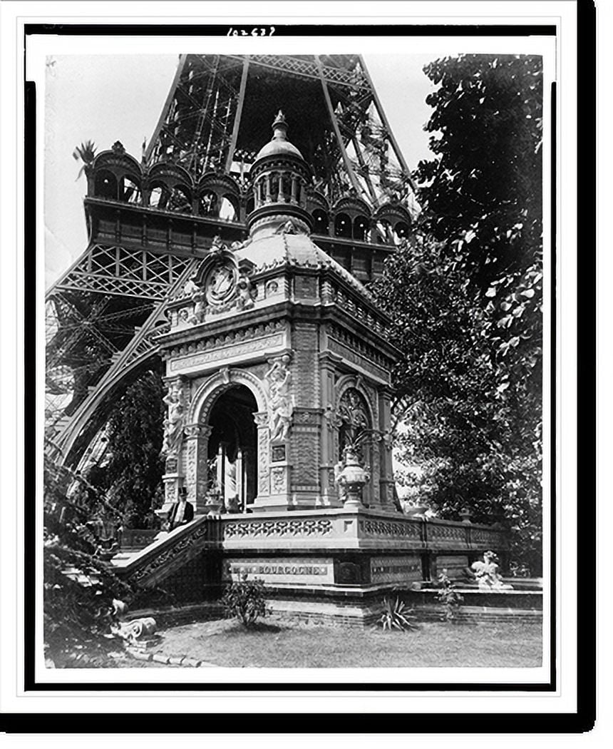Historic Print, [Exhibit buildings and grounds seen through the lower ...