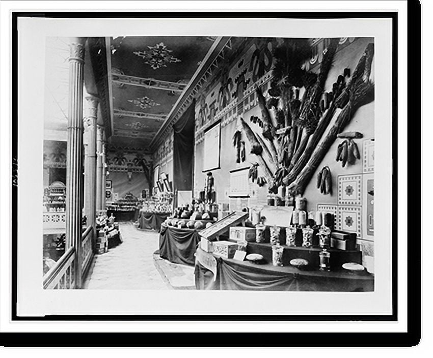 Historic Print, [Exhibit of food at the Pavilion of Mexico, Paris ...