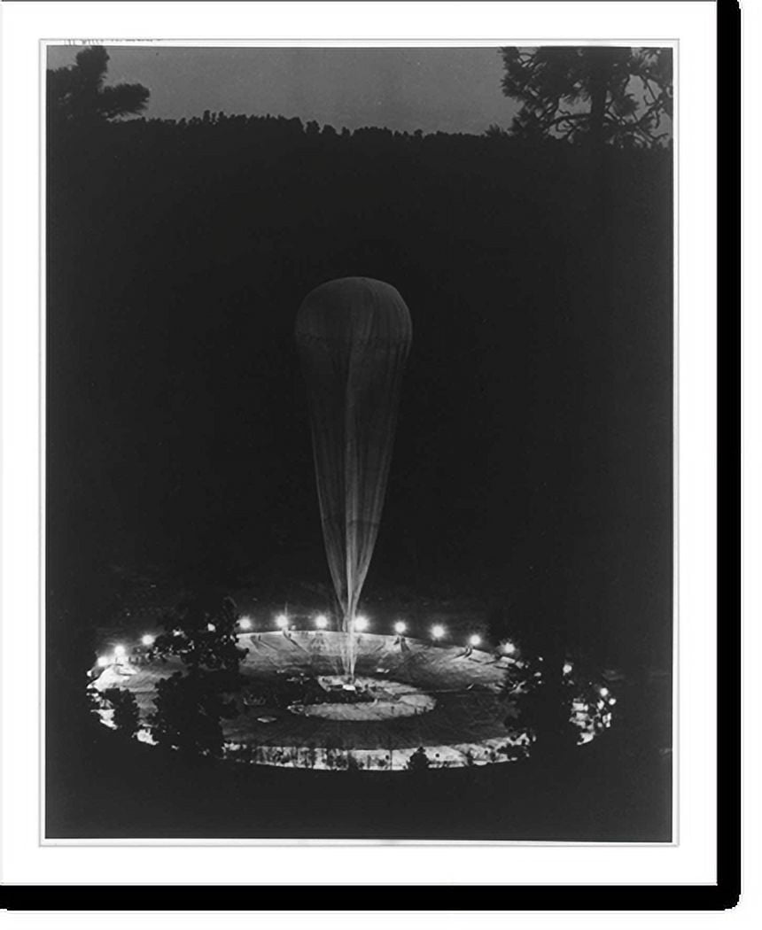 Historic Print, [Explorer II on the floor of the Stratobowl near Rapid ...
