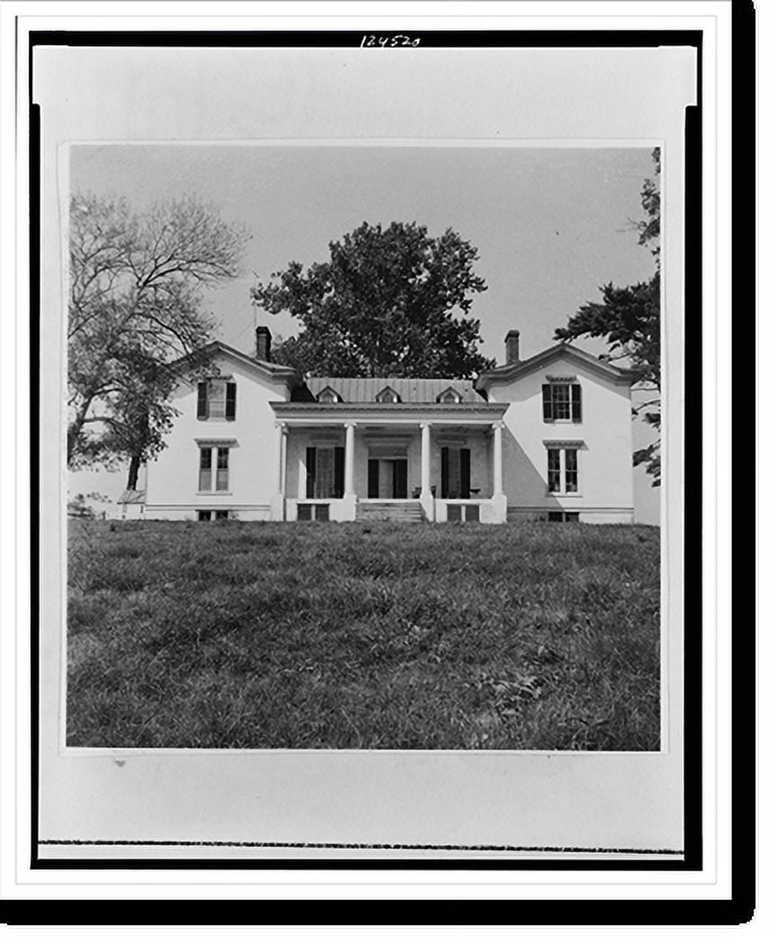 Historic Print, [Exterior view of Morton Hall, Rhoadesville vicinity ...