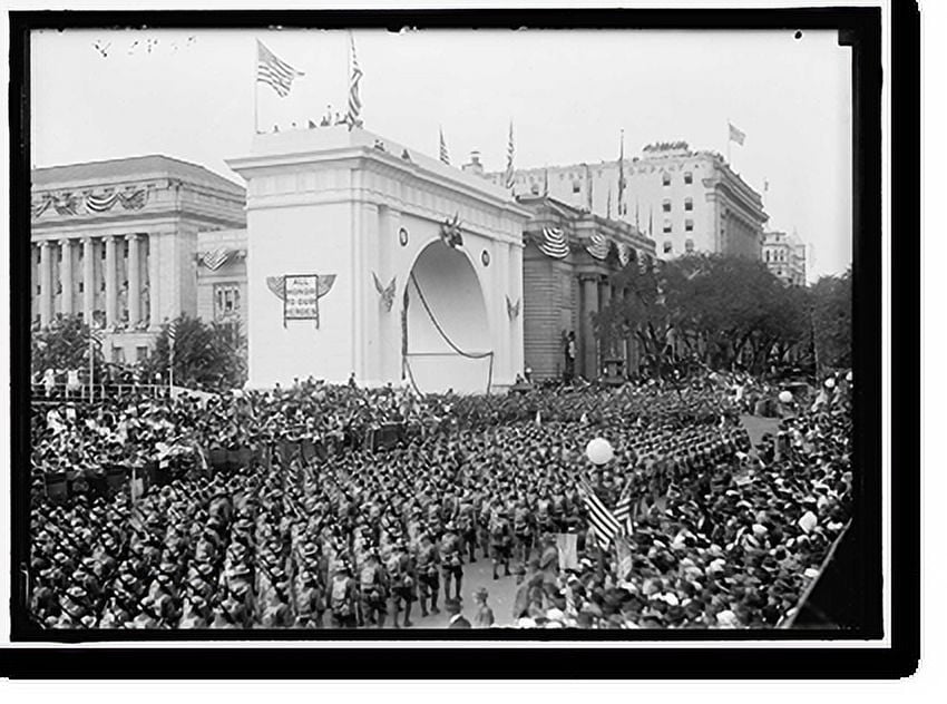 Historic Print, FIRST DIVISION, A.E.F. AMERICAN EXPIDITIONARY FORCES ...