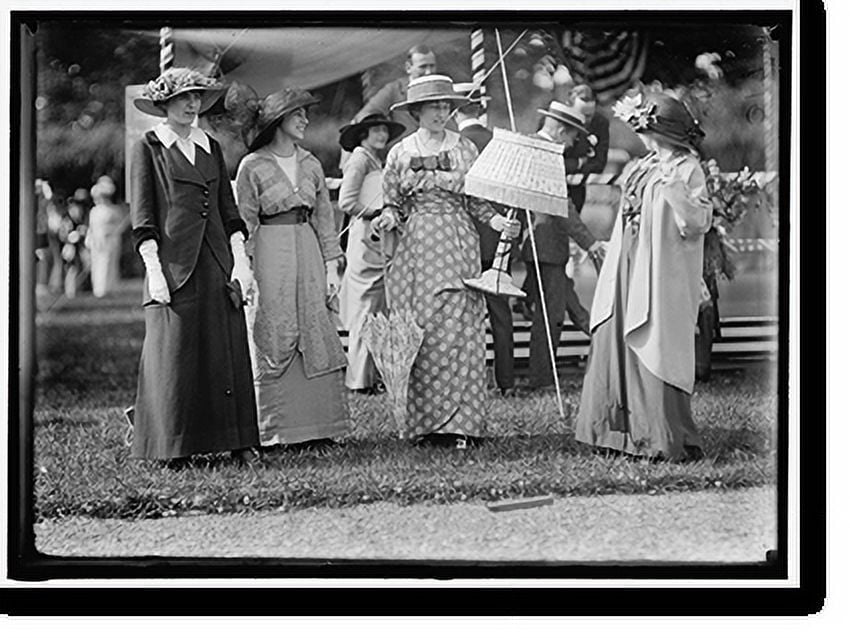 Historic Print, FRIENDSHIP CHARITY FETE. MRS. EMERSON; MISS DURYEA ...