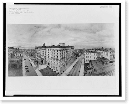 Historic Print, [Fairmont Hotel, San Francisco, California].R.J. Waters ...