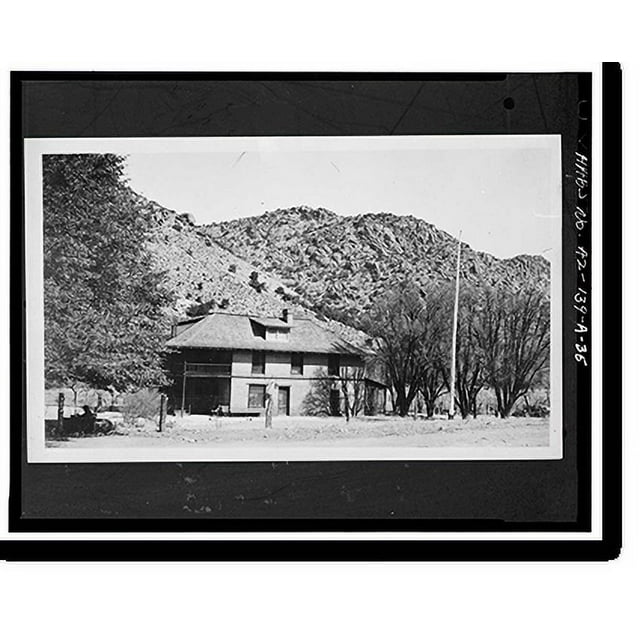 Historic Print, Faraway Ranch, Erickson-Riggs Ranch House, State ...