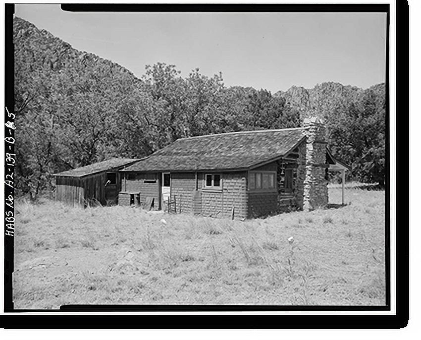Historic Print, Faraway Ranch, Stafford-Riggs Cabin, Willcox vicinity ...