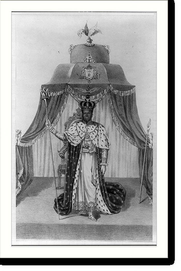 Historic Print, [Faustin Elie Soulouque, 1785-1867, full, standing, in ...