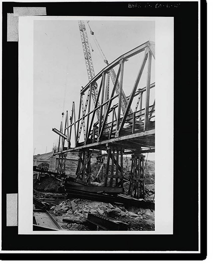 Historic Print, Fifth Street Bridge, U.S. 50 at Colorado River, Grand ...