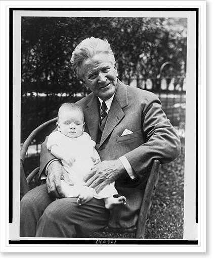 Historic Print, Fighting Bob" La Follette as a grandfather", 18" x 24 ...