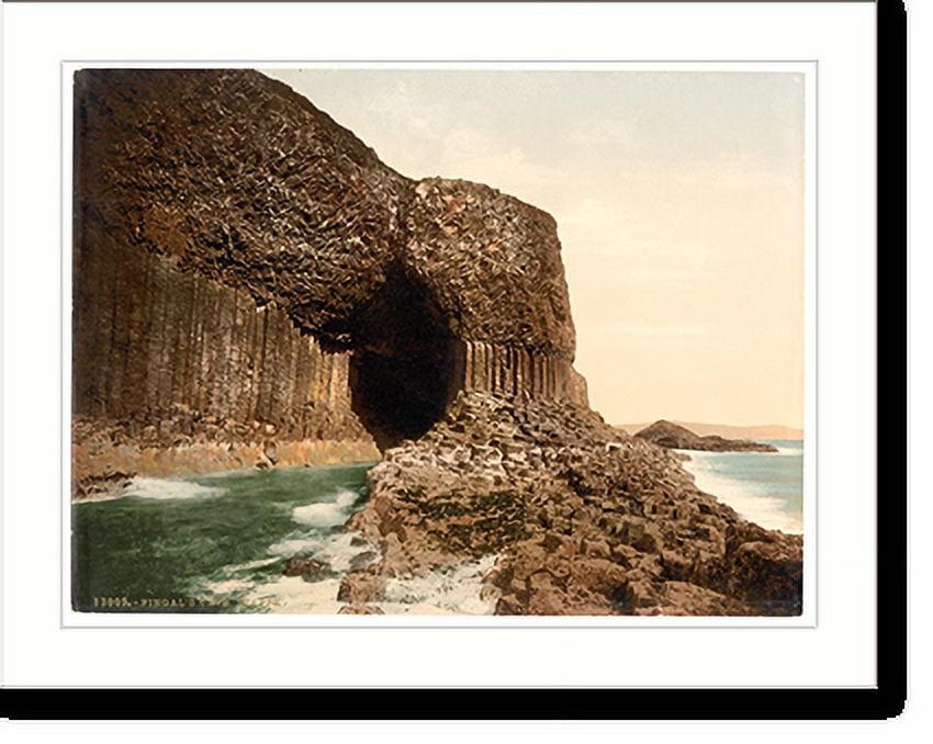 Historic Print, Fingals Cave Staffa Iona and Staffa Scotland, 16" x 20 ...