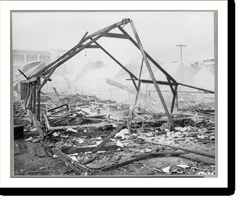 Historic Print, First U.S. Army Signal Corps photos of the bombing of ...