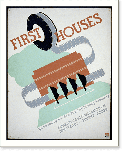 Historic Print, First houses Narrative, Charles Yale Harrison ...