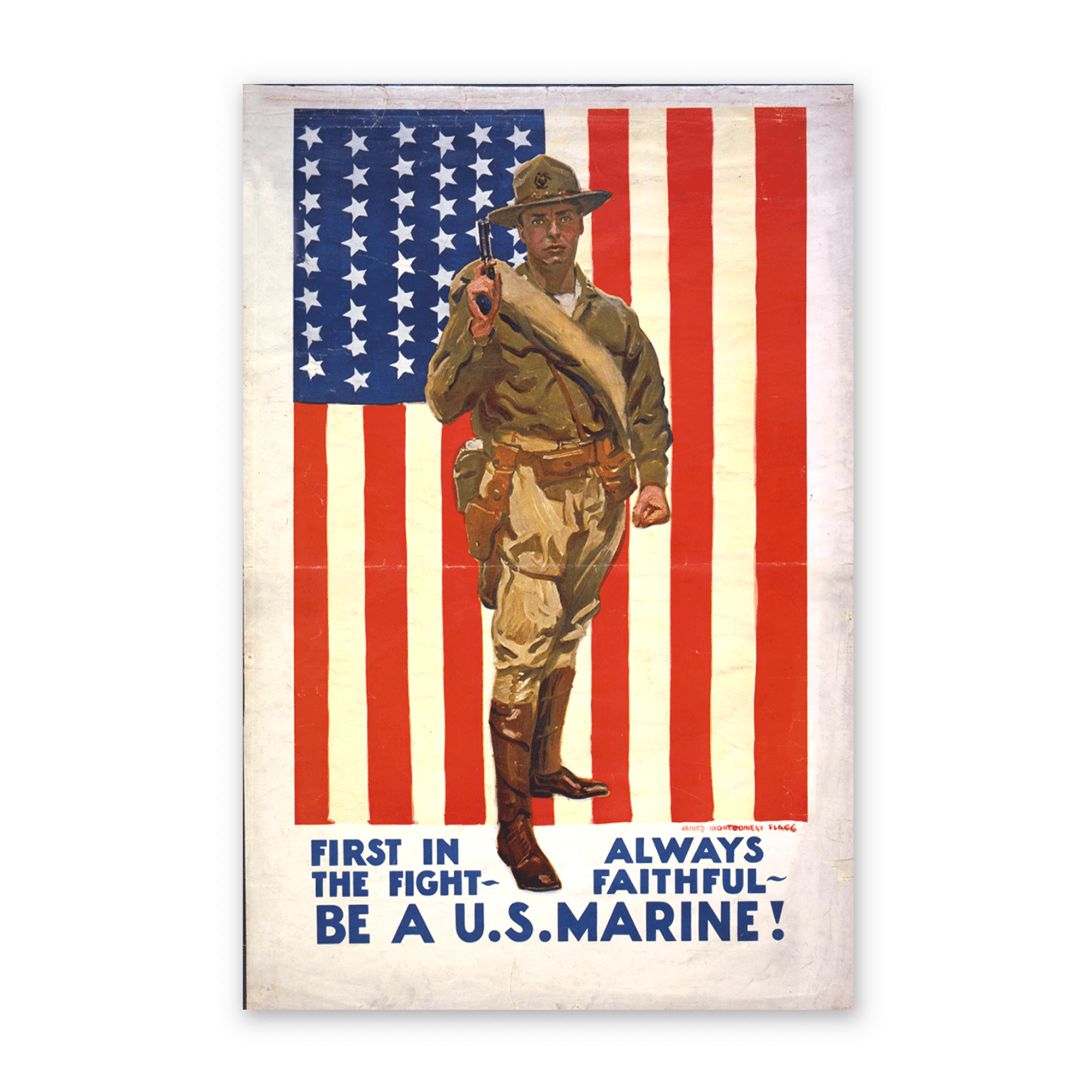 Historic Print, First in the fight. Always faithful. Be a U.S. Marine ...