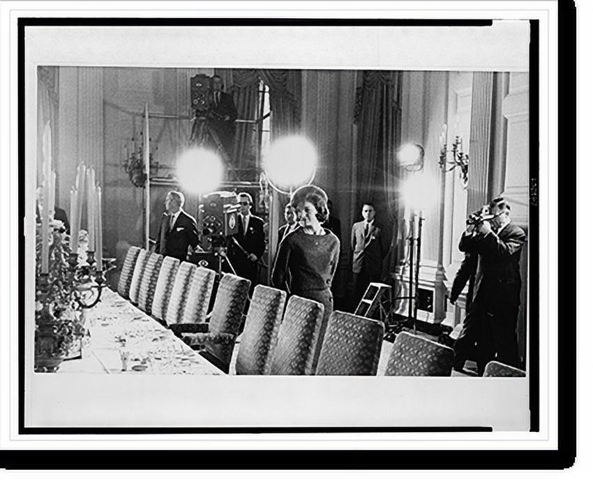 Historic Print, First lady stars in TV White House tour, 16" x 20 ...