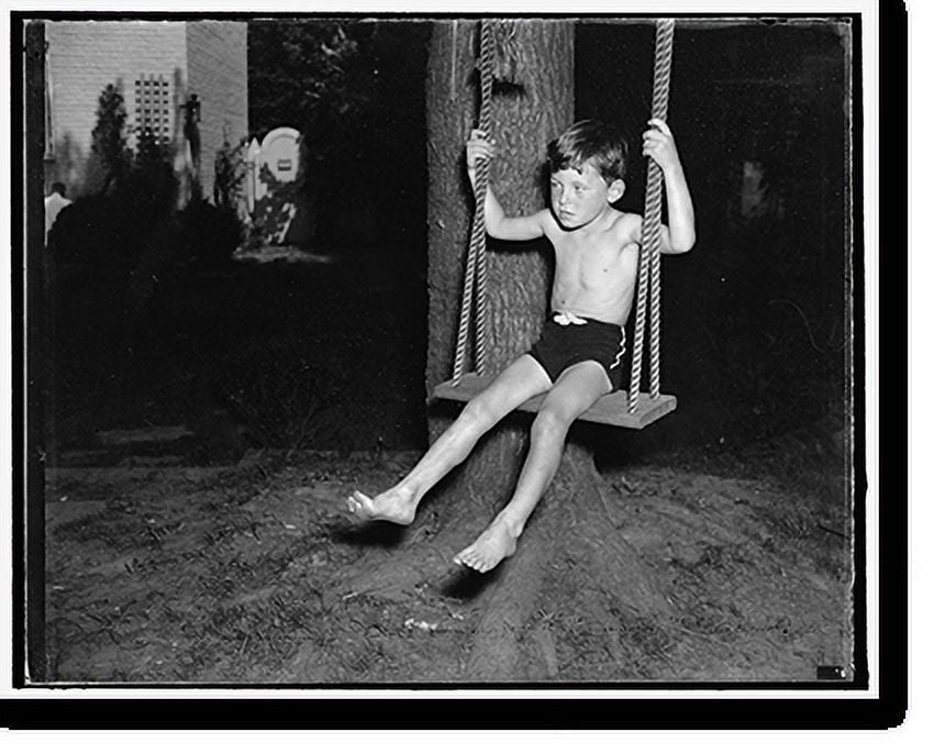 Historic Print, Five year old Tyler Abell, whose custody has been the ...