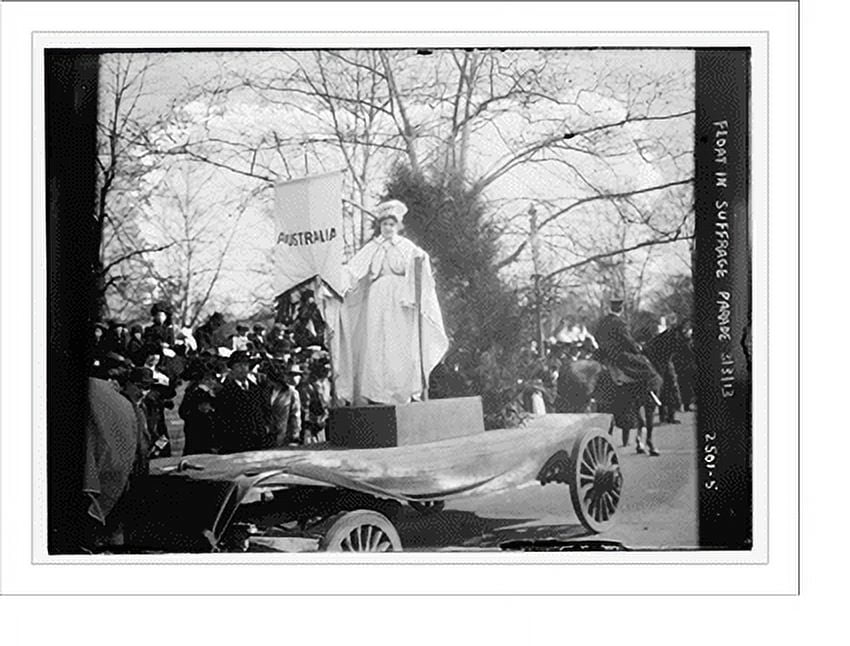 Historic Print, Float in suffrage parade, 16" x 20" - Walmart.com