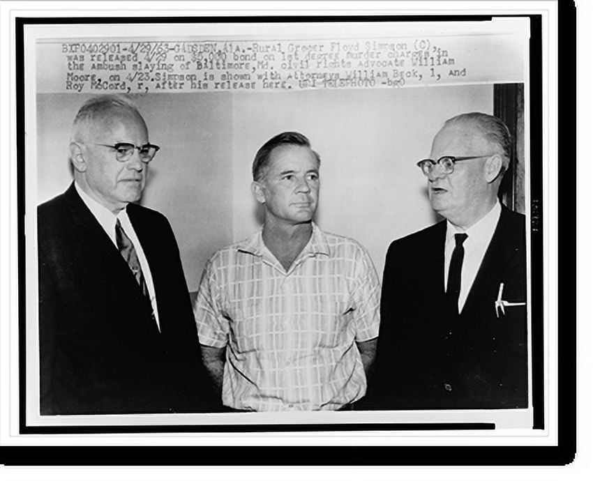 Historic Print, [Floyd Simpson, alledged murderer of Baltimore civil ...