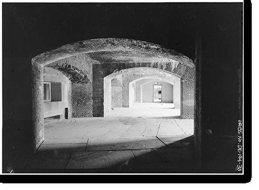 Historic Print, Fort Delaware, Pea Patch Island, Pea Patch Island, New ...