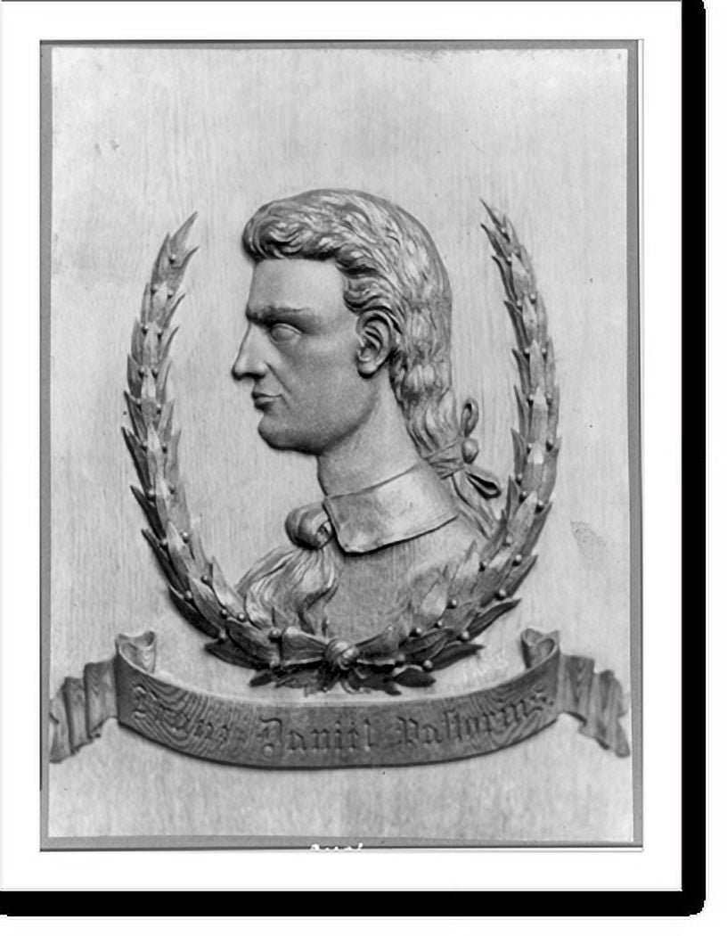 Historic Print, [Francis Daniel Pastorius, head-and-shoulders portrait, left profile, bas-relief ...