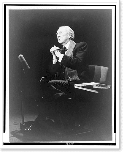Historic Print, [Frank Lloyd Wright, full-length portrait, seated ...