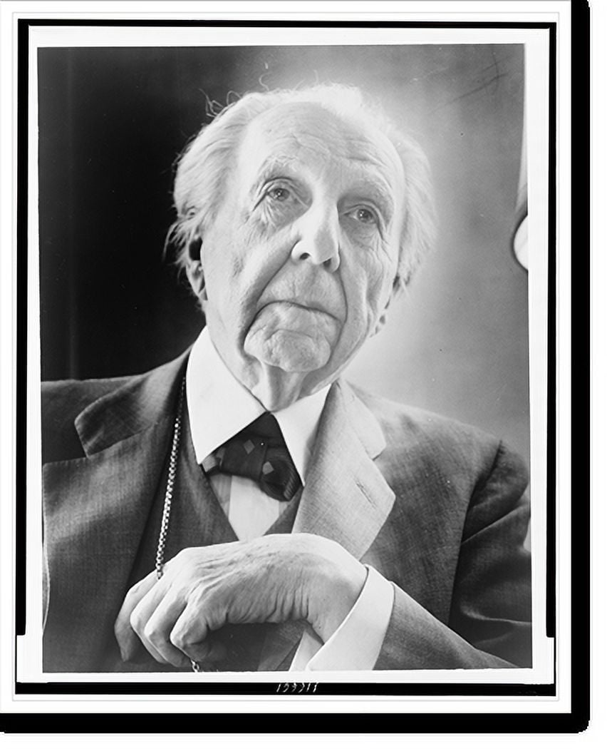 Historic Print, [Frank Lloyd Wright, head-and-shoulders portrait ...