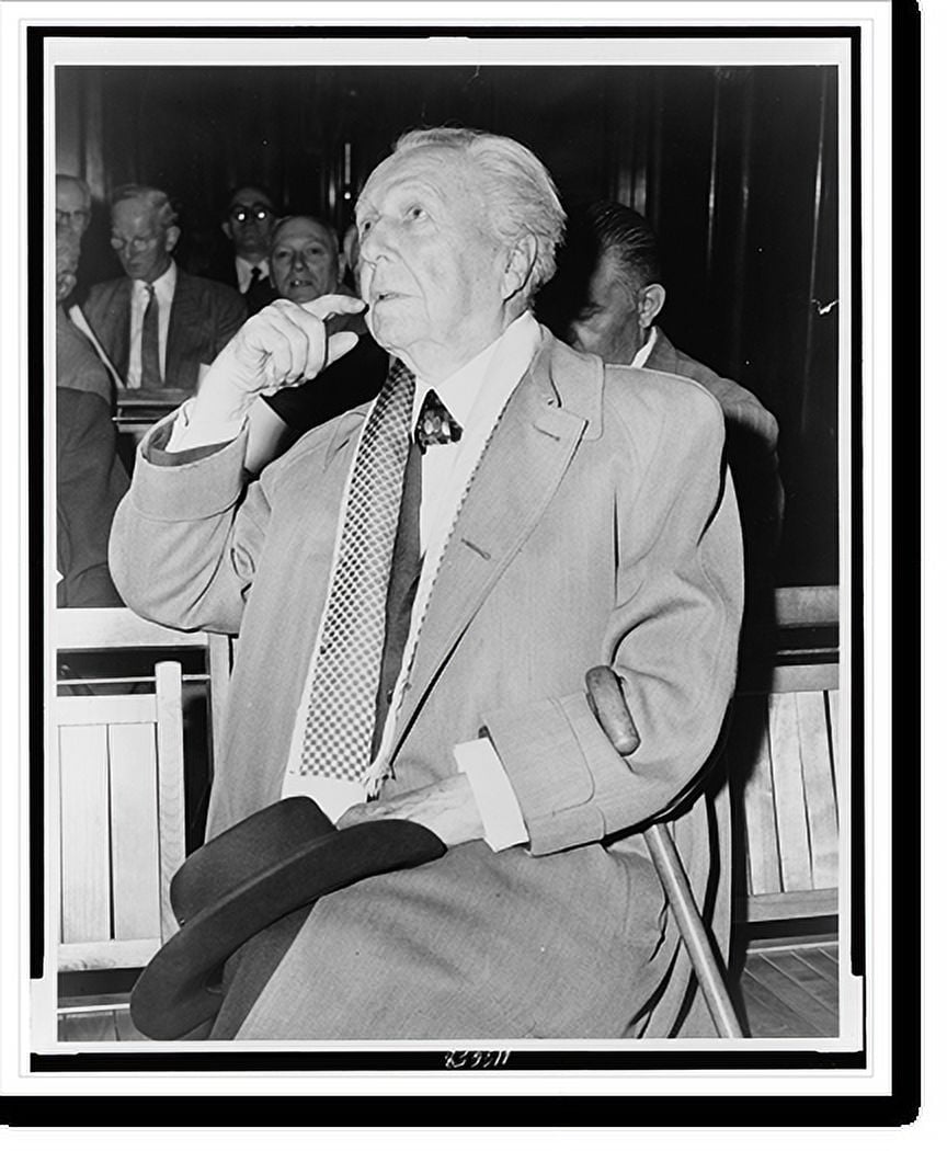 Historic Print, [Frank Lloyd Wright, three-quarter length portrait ...
