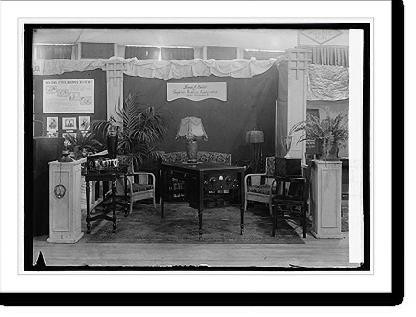 Historic Print, Frank R. Porter (booth at auditorium), 16" x 20 ...