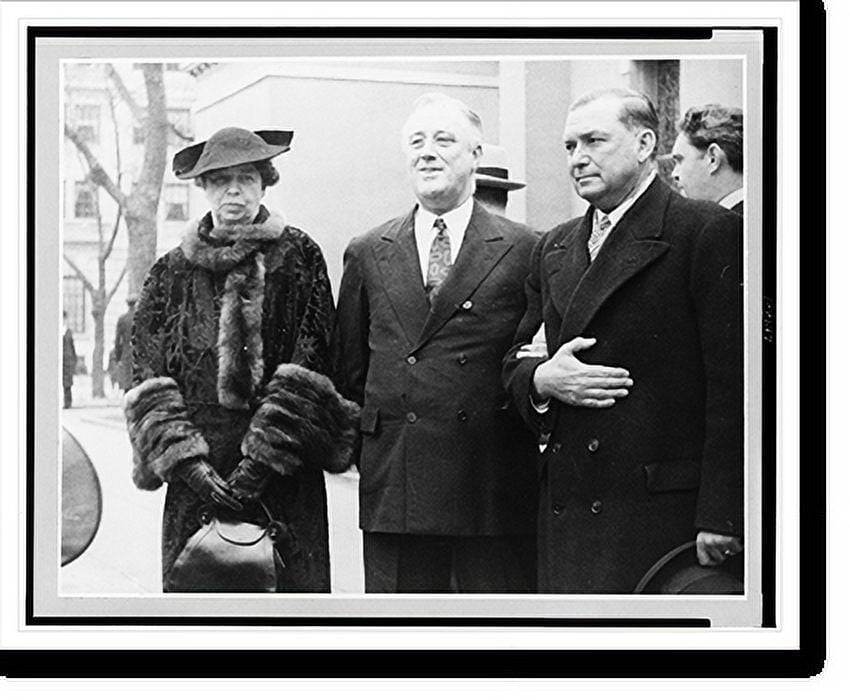 Historic Print, [Franklin D. Roosevelt, three-quarter length portrait ...