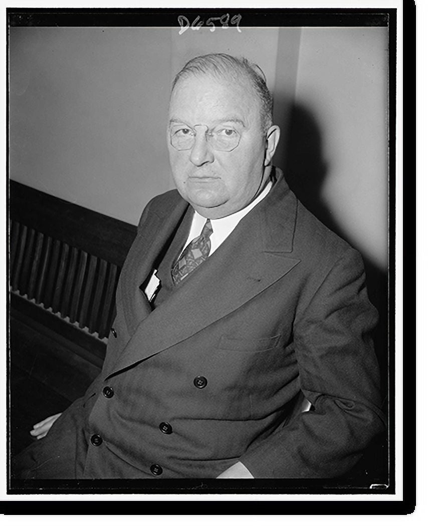 Historic Print, Fred S. Burroughs, V.P., Associated Gas & Electric Co ...