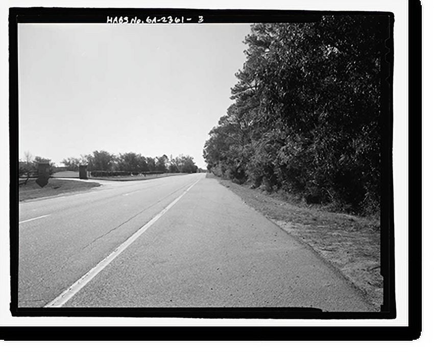 Historic Print, Free Cabin, State Route 121-U.S. Highway 25-Peach ...