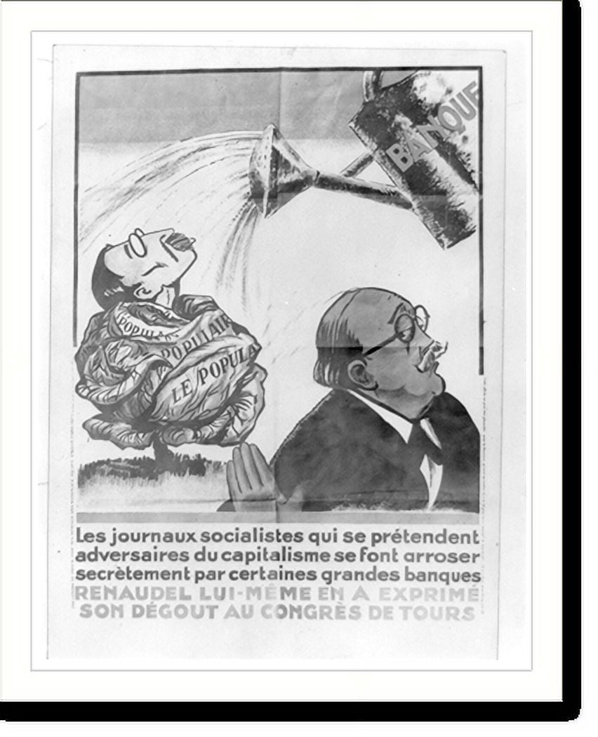 Historic Print, [French political cartoon. Renaudel, Socialist leader ...