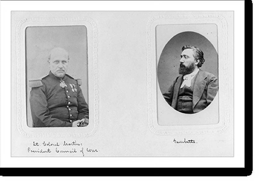 Historic Print, [French political leaders, and revolutionaries who took ...