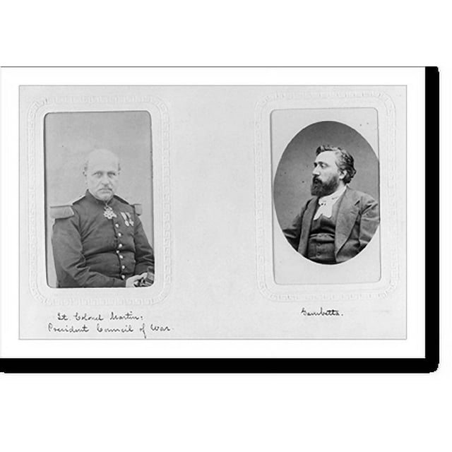 Historic Print, [French political leaders, and revolutionaries who took ...