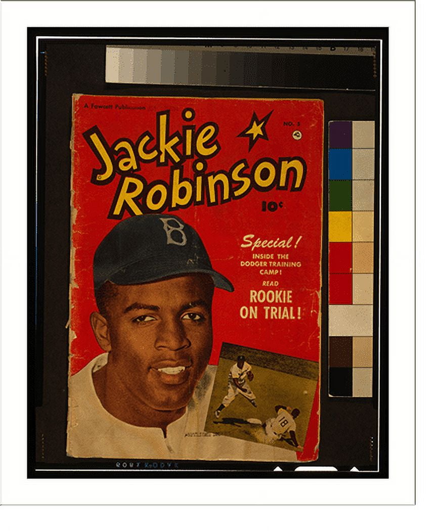Historic Print, [Front cover of Jackie Robinson comic book], 16" x 20" - Walmart.com