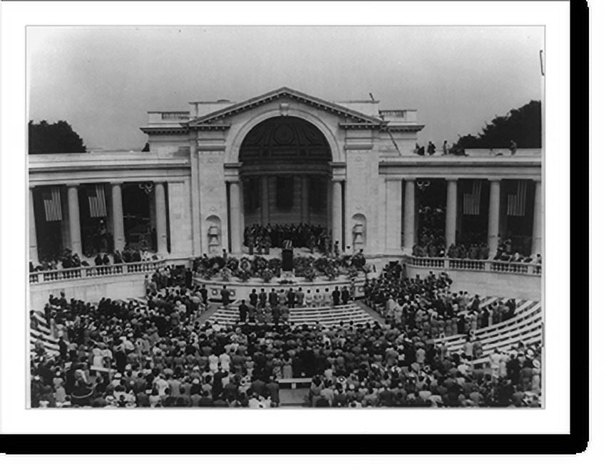 Historic Print, Funeral service for General of the Armies John J ...