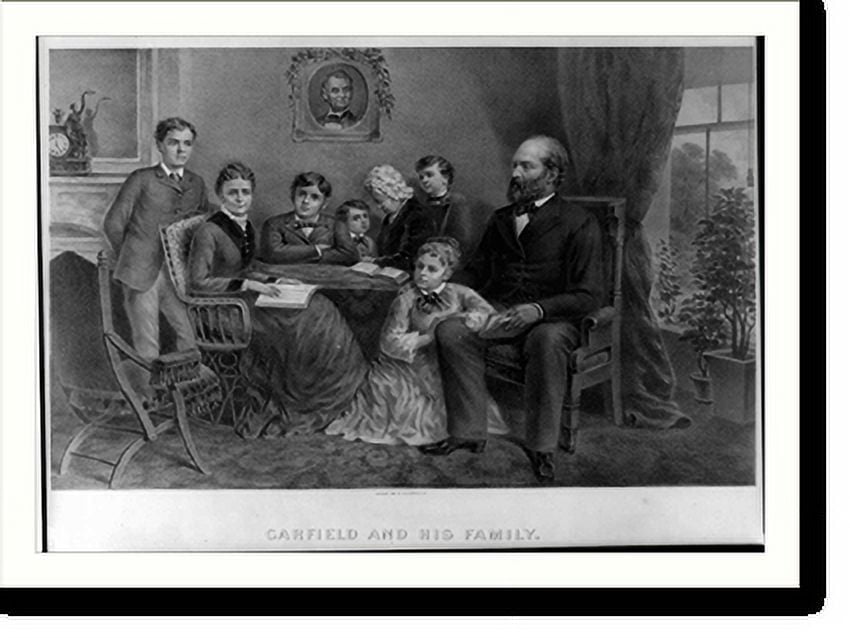 Historic Print, Garfield and his family, 18" x 24" - Walmart.com