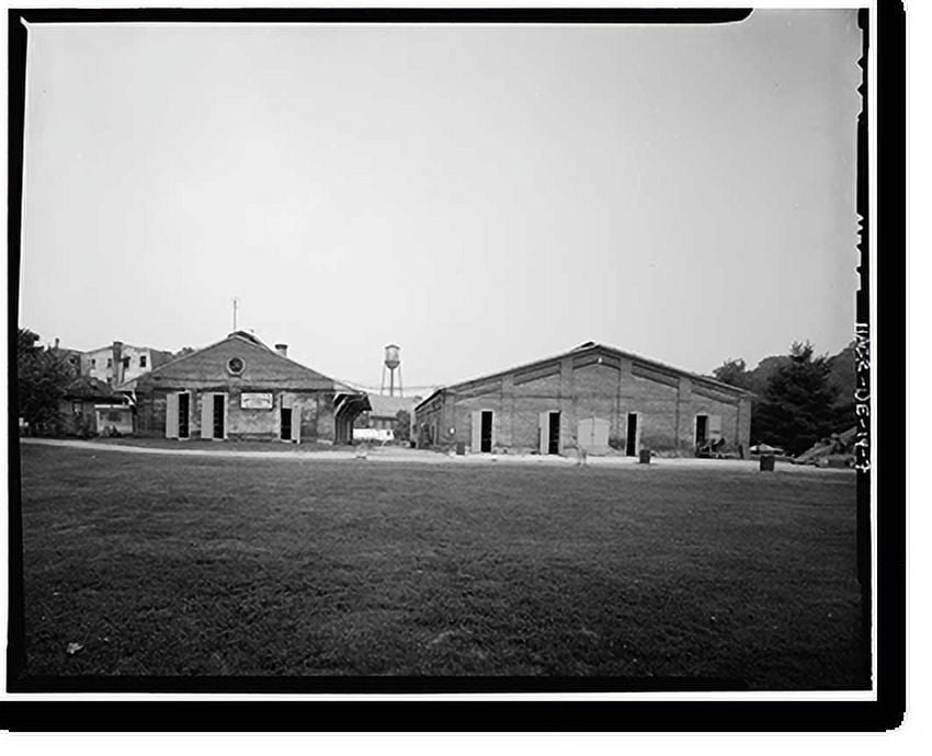 Historic Print, Garrett Snuff Mill, Route 82, Yorklyn, New Castle ...