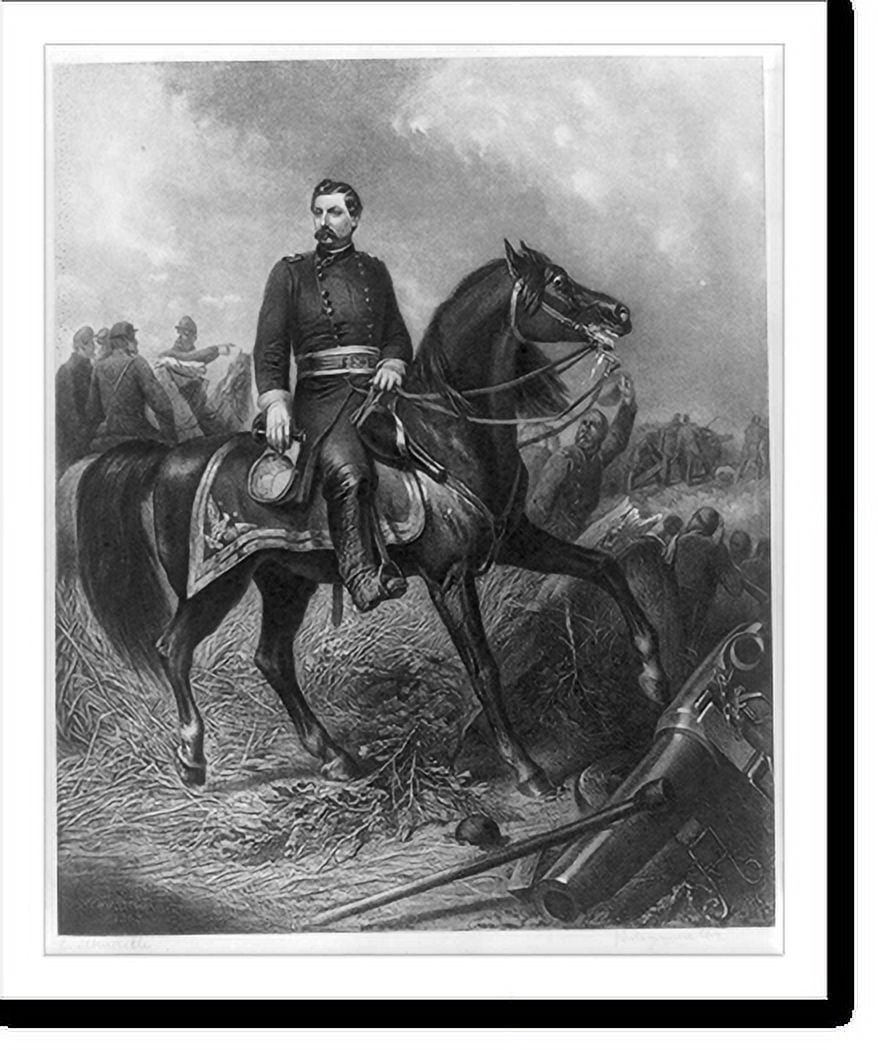 Historic Print, [Gen. George Brinton McClellan, 1826-1885, full-length ...